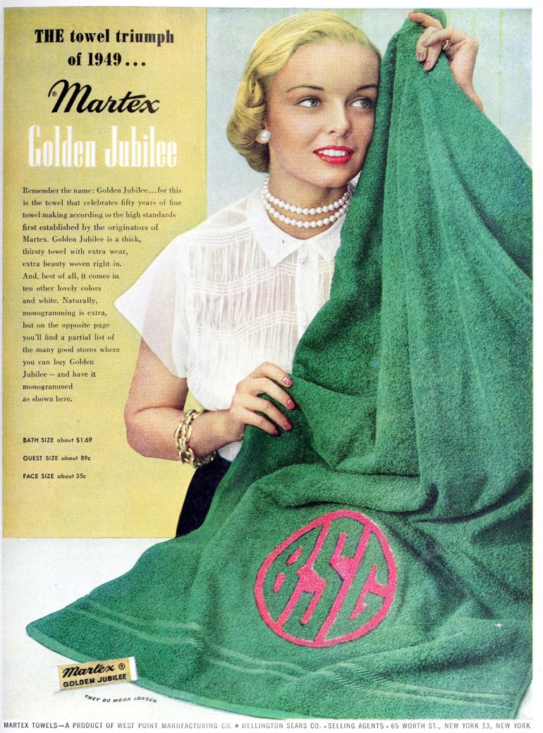 We found 50+ fun & funky vintage bath towels that will make you feel ...