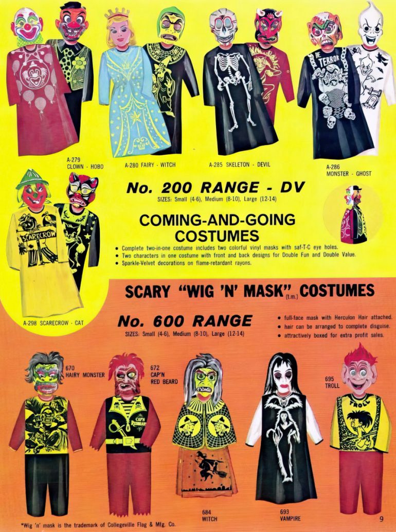 These vintage Halloween masks & costumes may seem weird now, but were ...