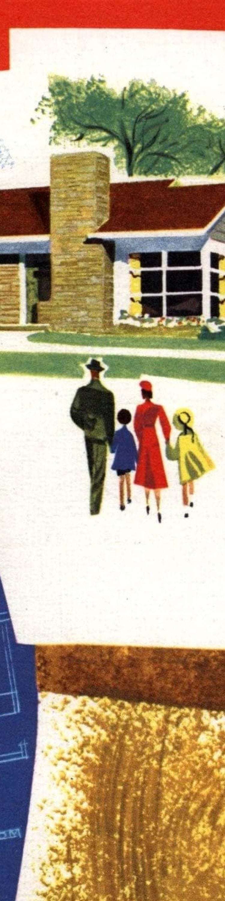 130 vintage '50s house plans used to build millions of mid-century ...