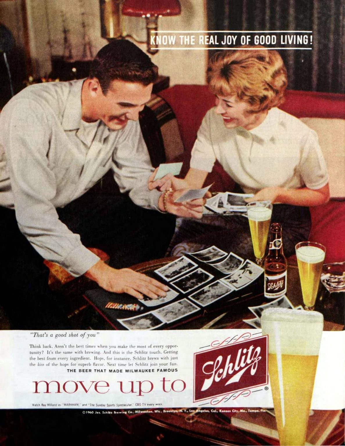 Schlitz beer through the decades: A look back at old ads & big claims ...