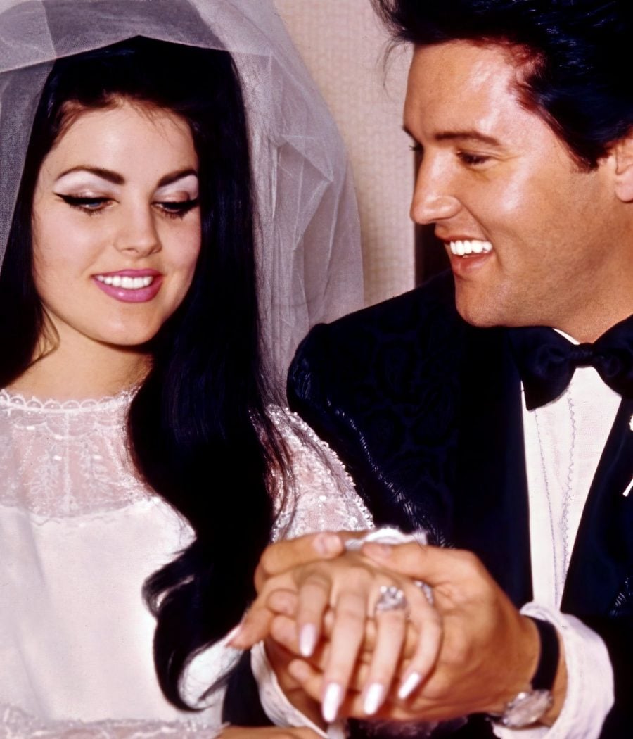 Elvis & Priscilla Presley made history when they married in 1967 ...