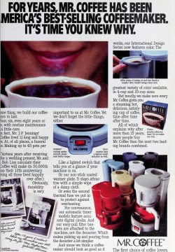 After vintage automatic coffeemakers like these were invented, mornings ...