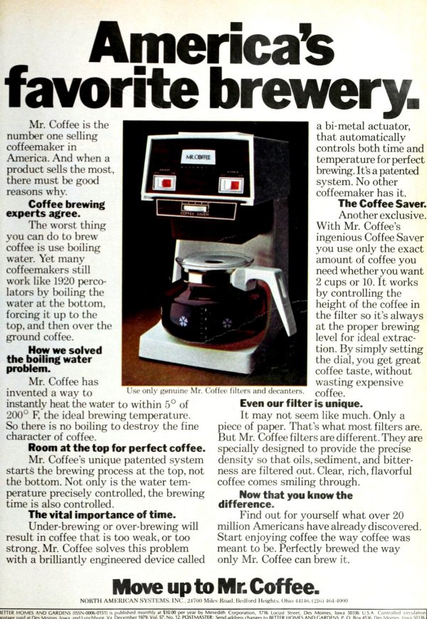 After vintage automatic coffeemakers like these were invented, mornings ...