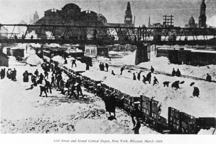 So much snow! NYC overwhelmed during the Great Blizzard of 1888 - Click ...