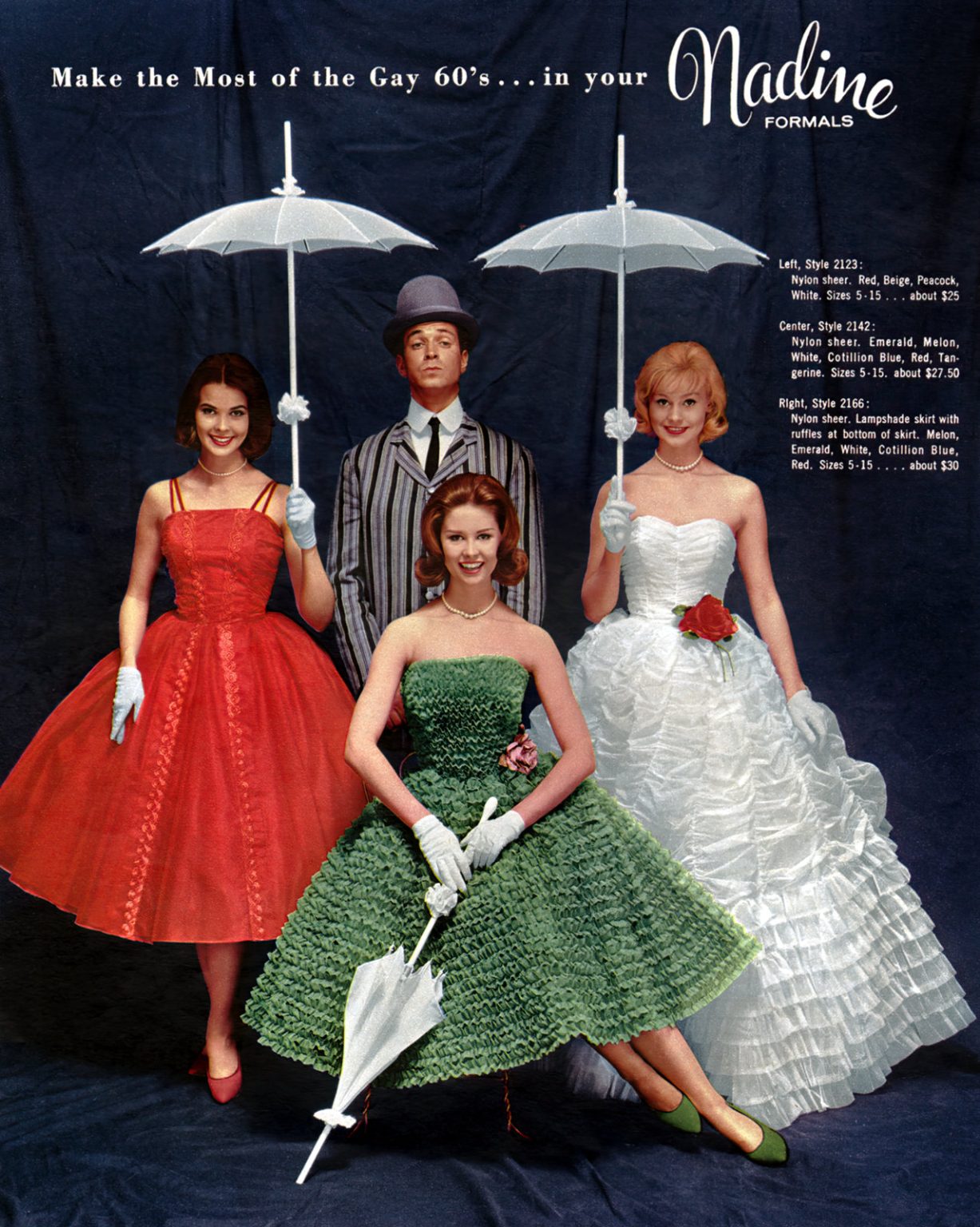 1960s prom dresses: See some elegant, glamorous vintage styles - Click ...