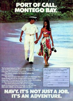 Navy. It's not just a job, it's an adventure: Vintage recruitment ads ...
