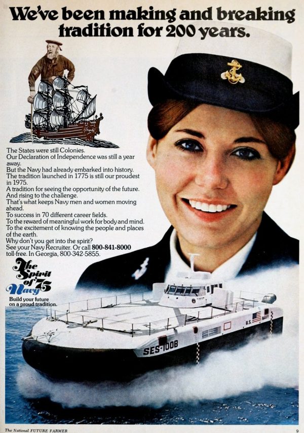 Navy. It's not just a job, it's an adventure: Vintage recruitment ads ...