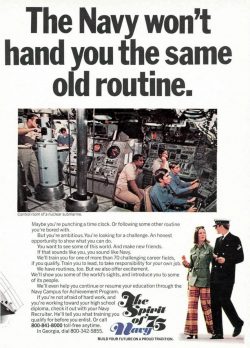Navy. It's not just a job, it's an adventure: Vintage recruitment ads ...