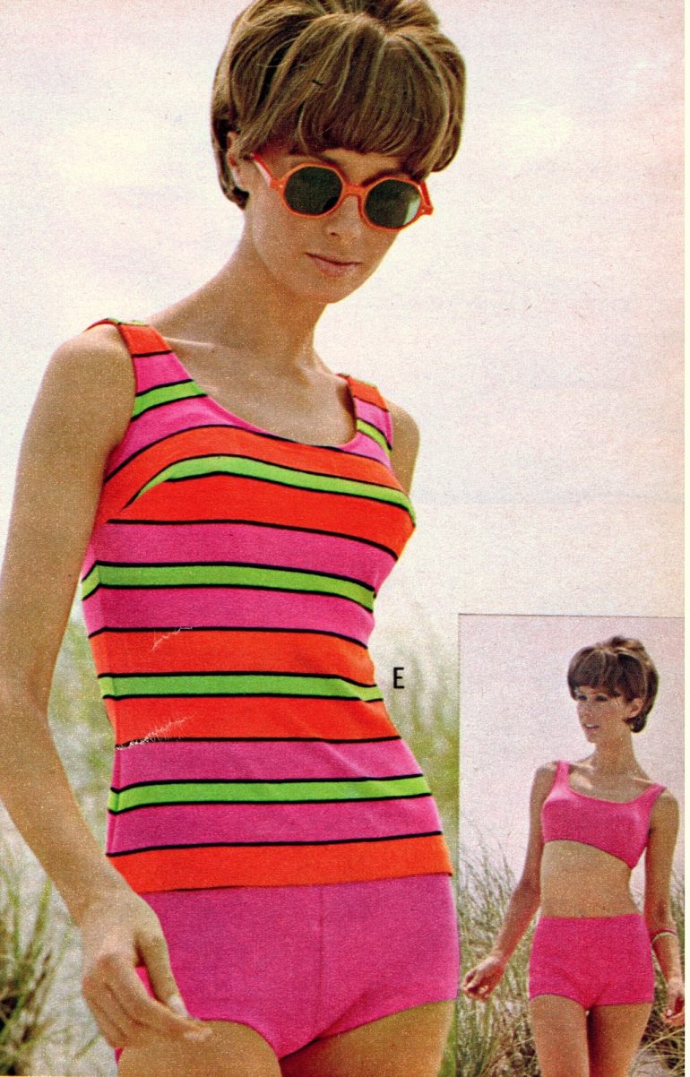 1960s swimwear: 60+ bold one-piece and bikini swimsuits that made waves ...
