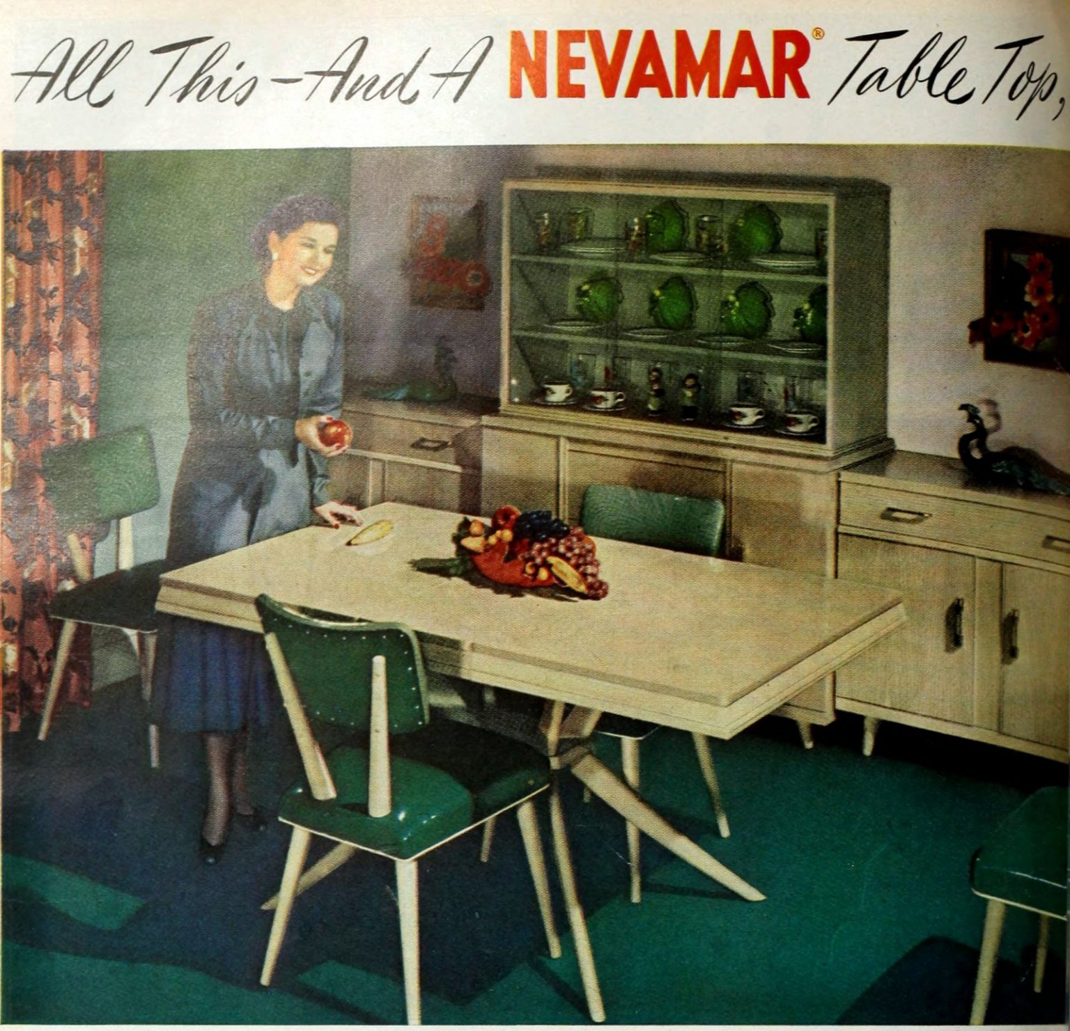 50 compact vintage dining room sets from the 40s & 50s with that ...