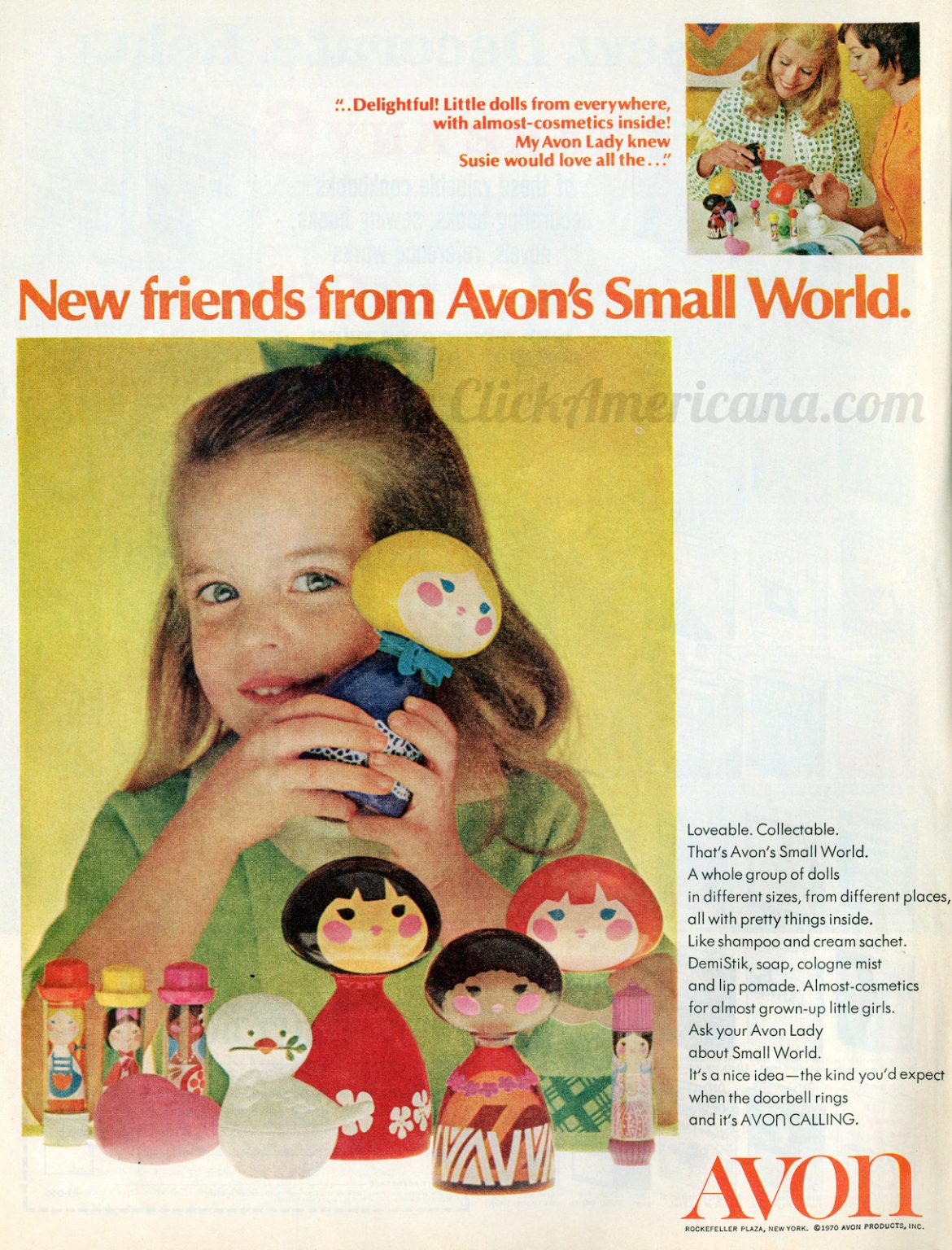 Avon Small World dolls offered fragrant charm in cute packages during ...