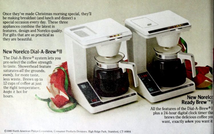 After vintage automatic coffeemakers like these were invented, mornings ...