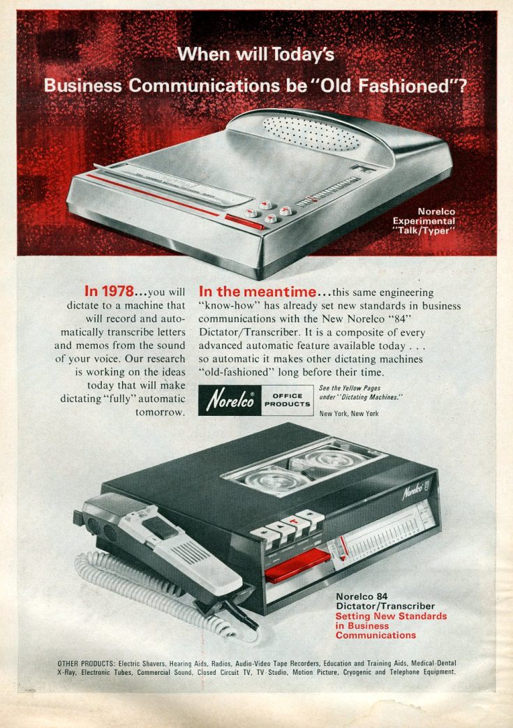 How a Dictaphone & other vintage office transcription machines worked ...