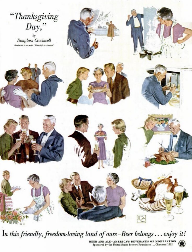 Beer belongs - enjoy it! 20 old-fashioned scenes from the 40s & 50s - Click Americana