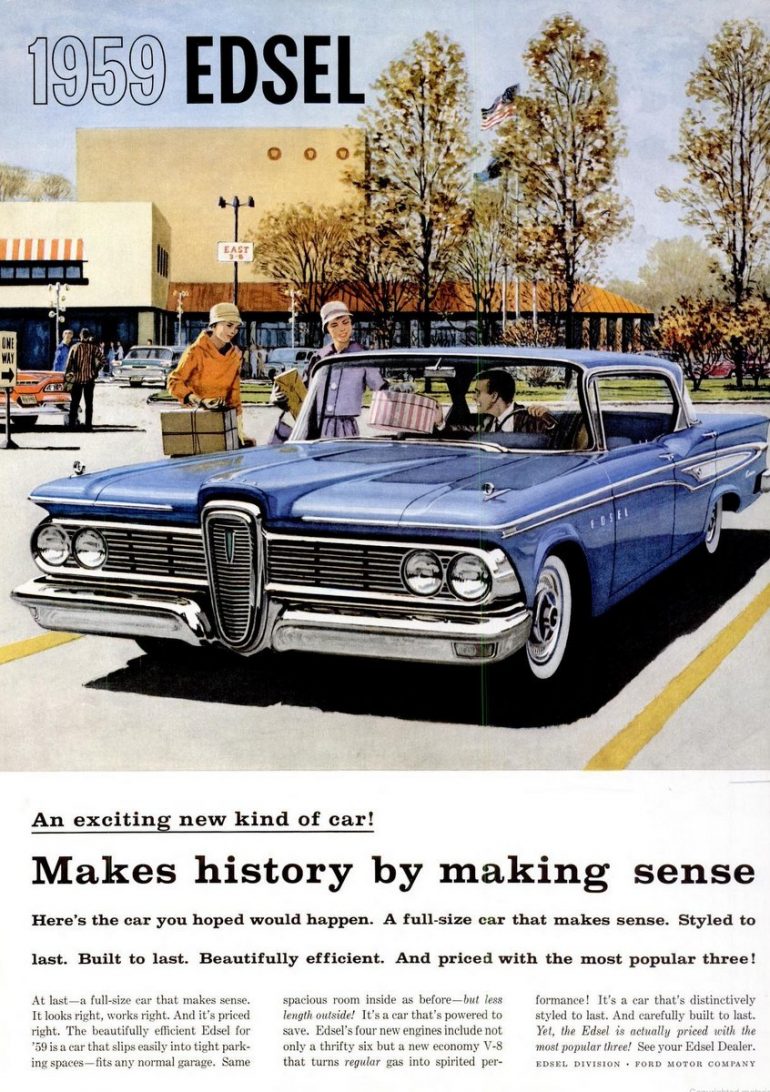 Ford Edsel: See all 18 models of the 1950s car that failed disastrously ...