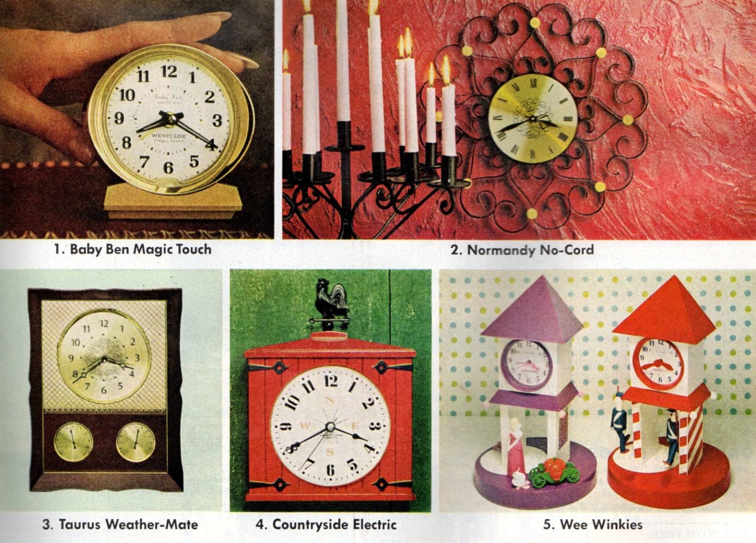 These 100 vintage clocks from the 1950s, 1960s & 1970s have timeless ...