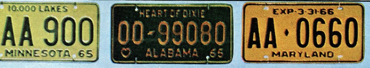 See 200 vintage license plates for all the American states & beyond ...