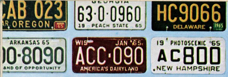 See 200 vintage license plates for all the American states & beyond ...