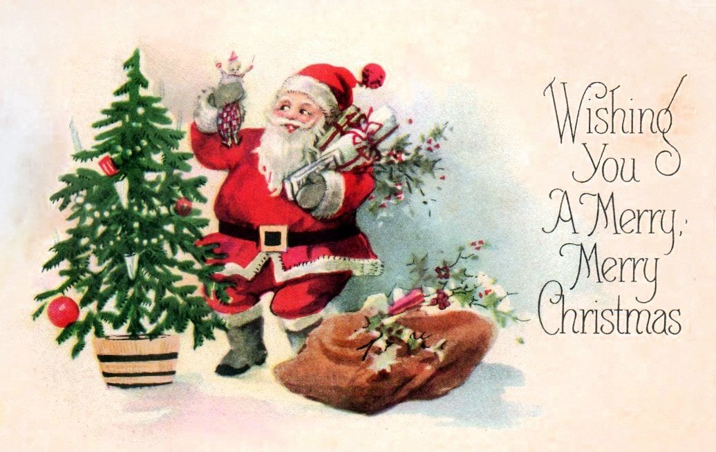 Take a look back at 50 antique Christmas cards from 100+ years ago - Click Americana
