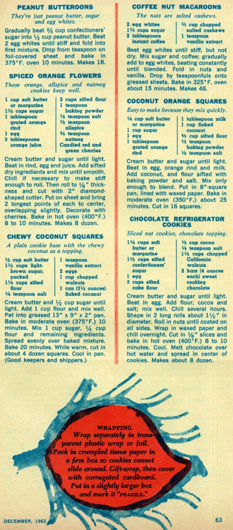 36 classic Christmas cookie recipes children will love (1962) - Click ...
