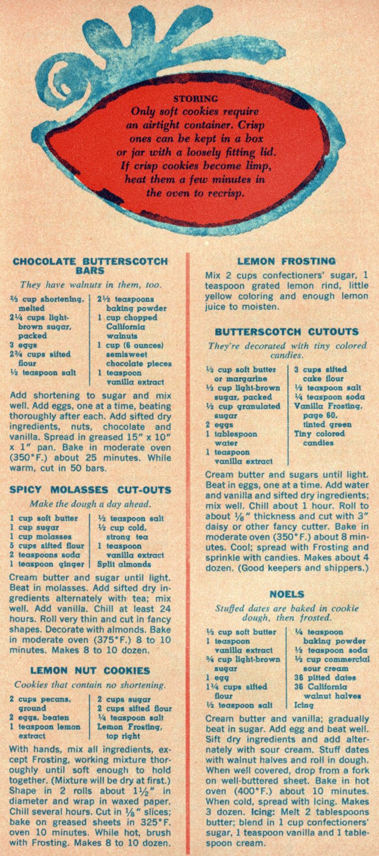 36 classic Christmas cookie recipes children will love (1962) - Click ...