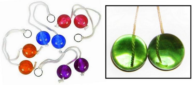 Remember clackers - the toy with hard plastic balls on strings? - Click ...