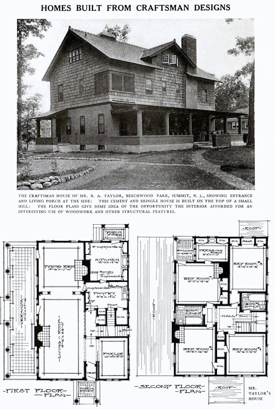 These 26 gorgeous vintage Craftsman house plans will make you want to build one the old ...
