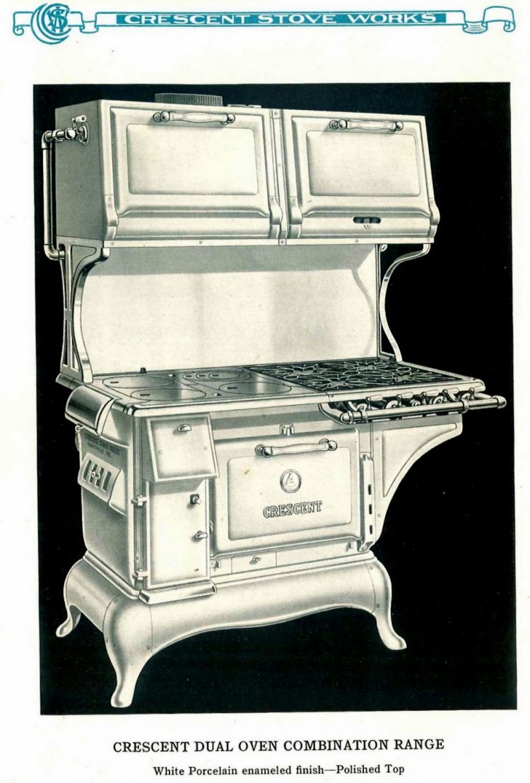 Can you imagine cooking on one of these gorgeous antique kitchen ranges ...