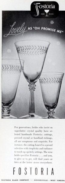 Vintage Fostoria glass: 100+ gorgeous patterns, colors & styles of the ...