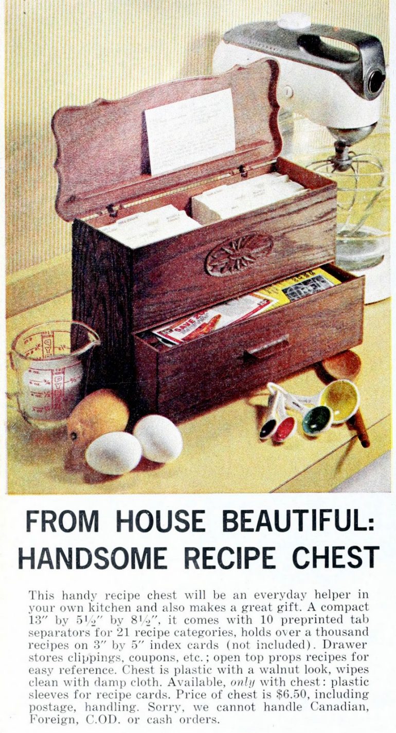 24 vintage recipe boxes: Before food blogs & recipe apps, these compact ...