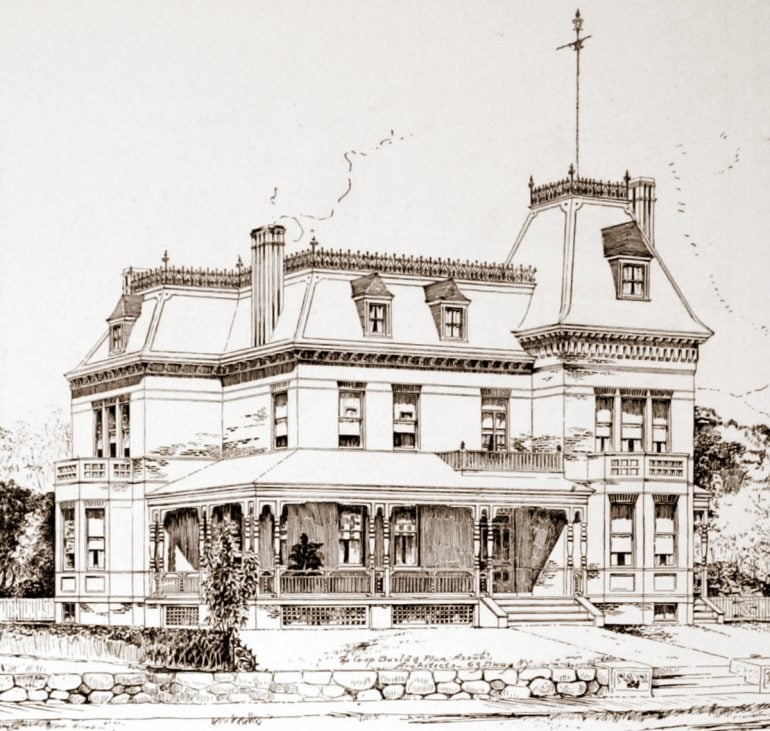 Find out about old-fashioned mansard roof homes & Second Empire-style ...