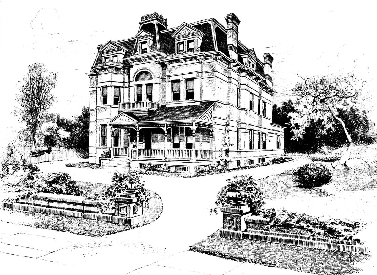 Find out about old-fashioned mansard roof homes & Second Empire-style ...