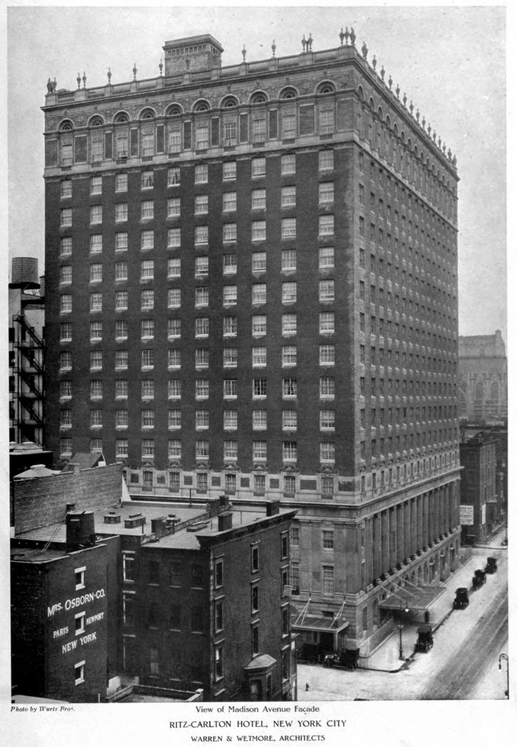 Why the old Ritz-Carlton Hotel in New York was the very definition of ...
