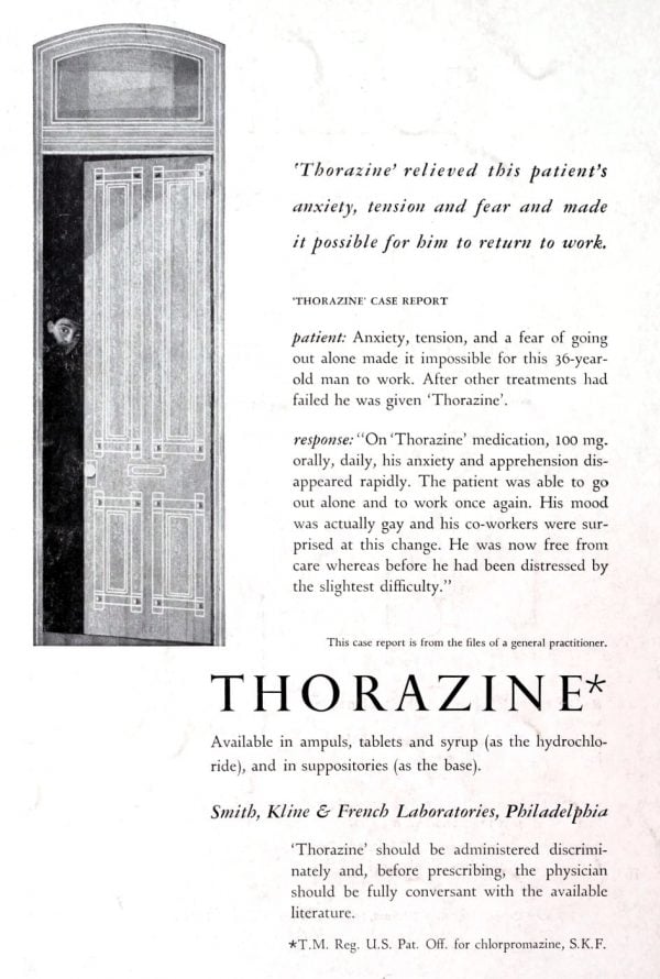 See how Thorazine, one of the first antipsychotics, was a hot new drug ...