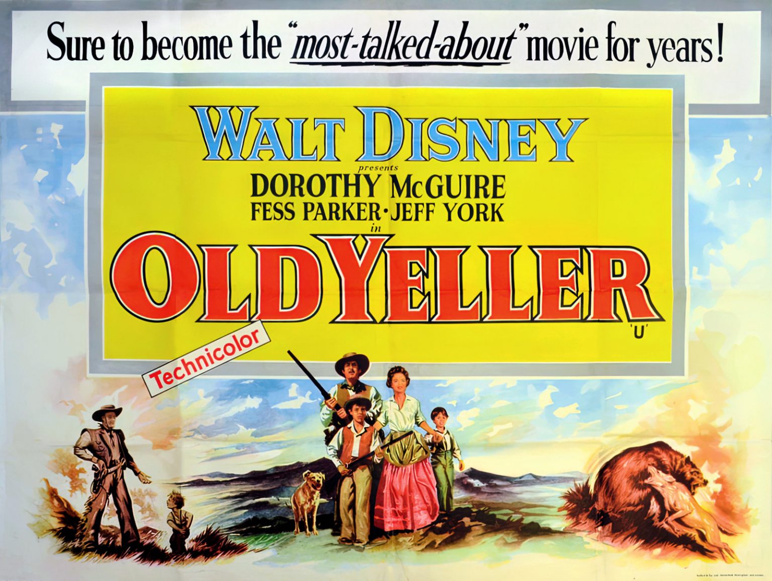 Disney's Old Yeller: The classic movie about the best doggone dog in ...