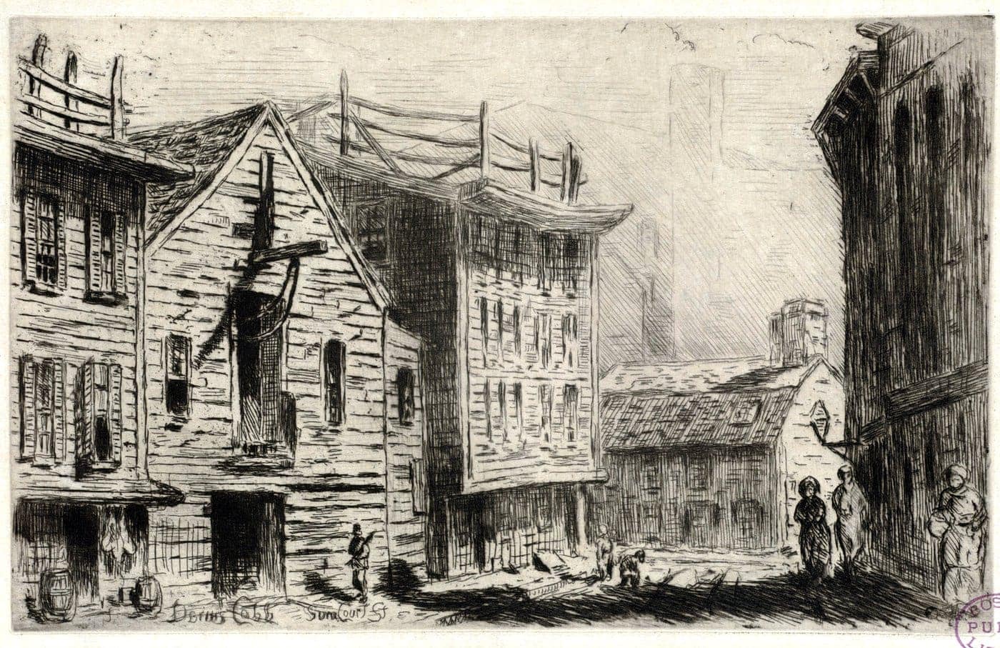 Old Boston's landmarks & crooked streets started disappearing at the ...
