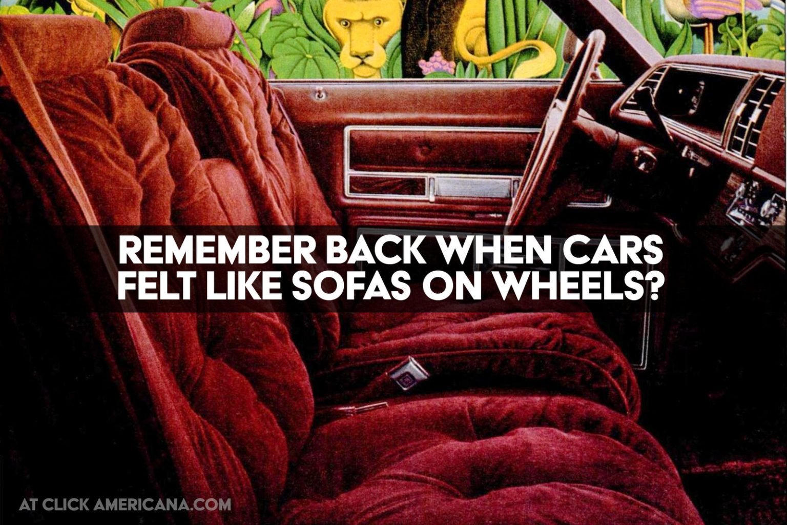 See 24 old car bench seats so comfy, sitting on one felt like you were ...