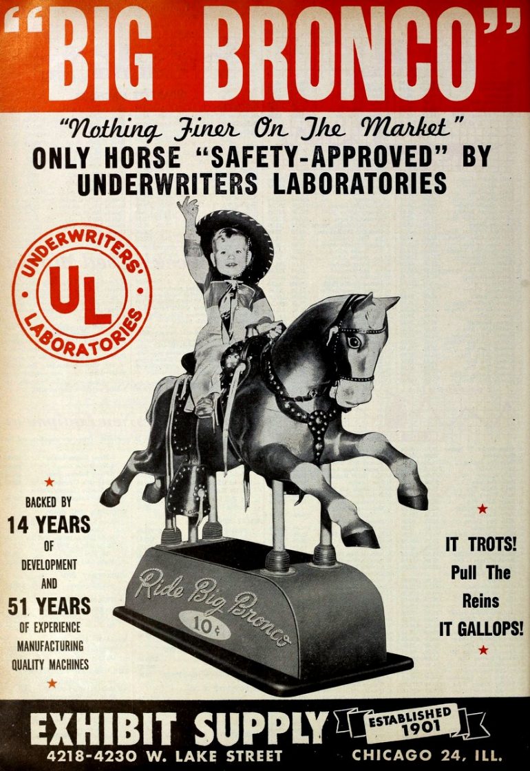 Remember vintage coin-operated rides? Horses, spaceships, boats & more ...