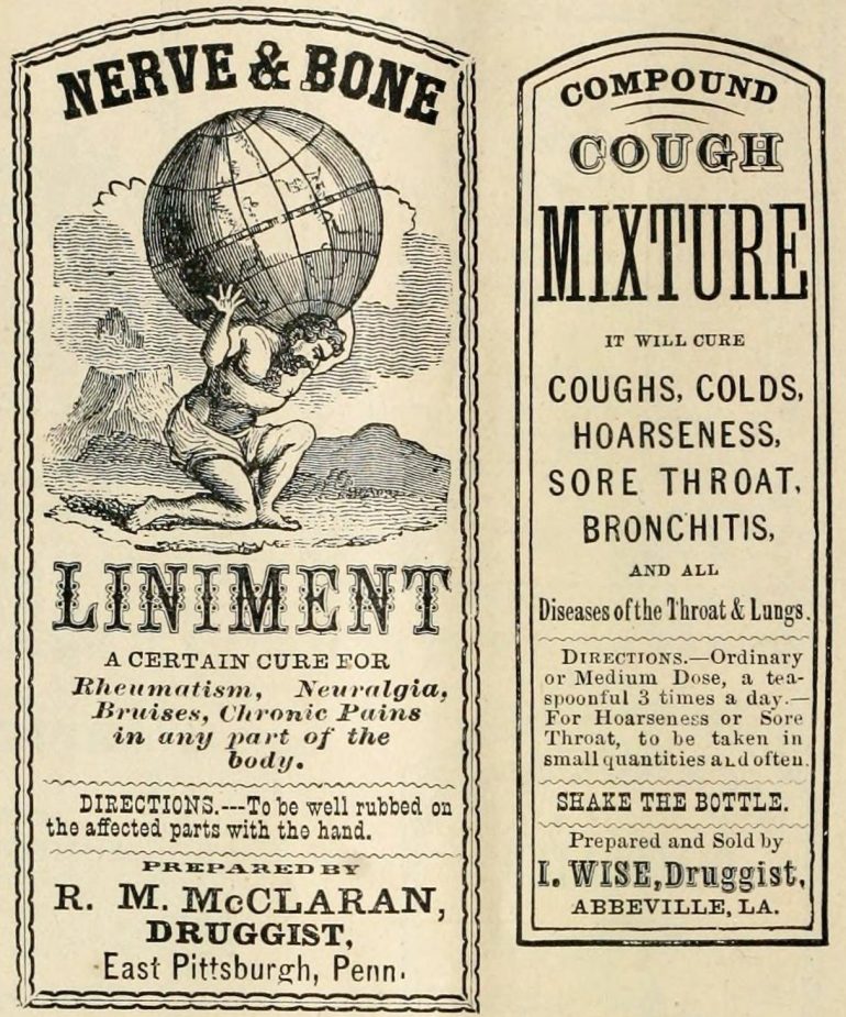 See vintage drugstores 100 years ago, selling lots of things you can't ...