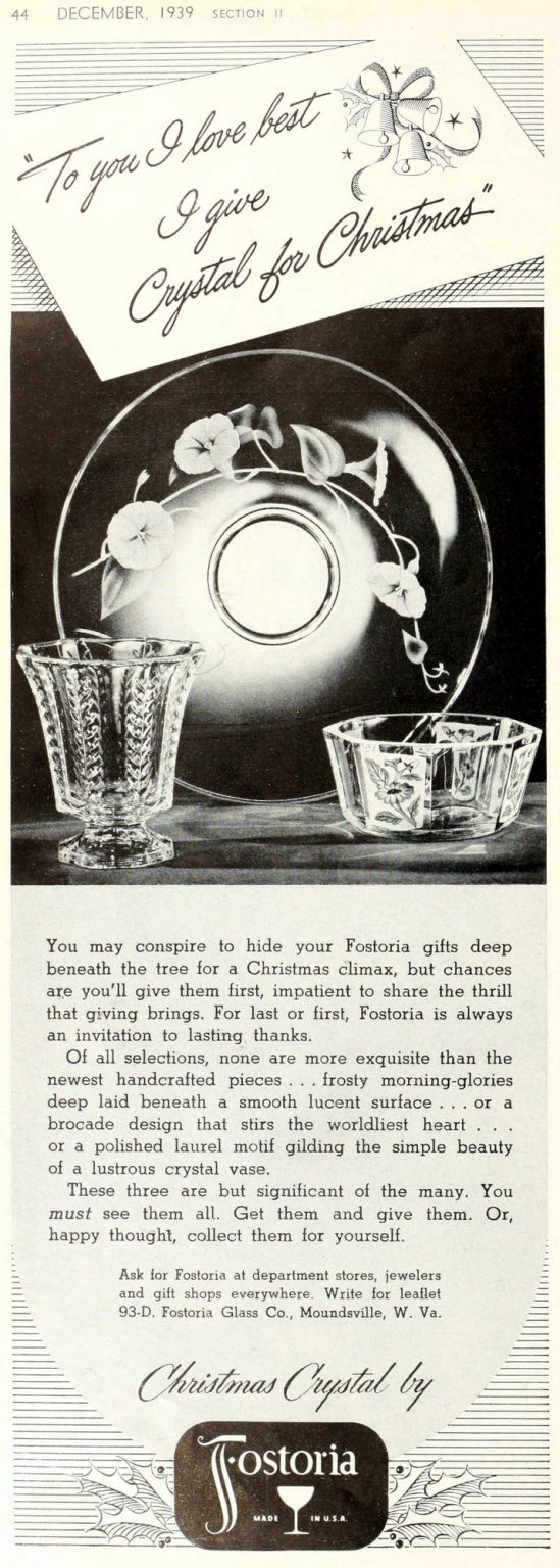 Vintage Fostoria glass: 100+ gorgeous patterns, colors & styles of the ...