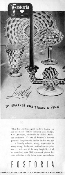 Vintage Fostoria glass: 100+ gorgeous patterns, colors & styles of the ...