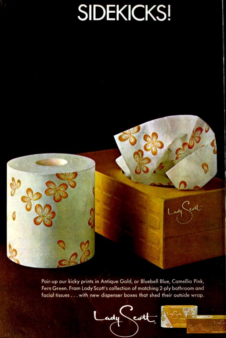 Remember retro toilet paper that had colors & patterns, before it was ...