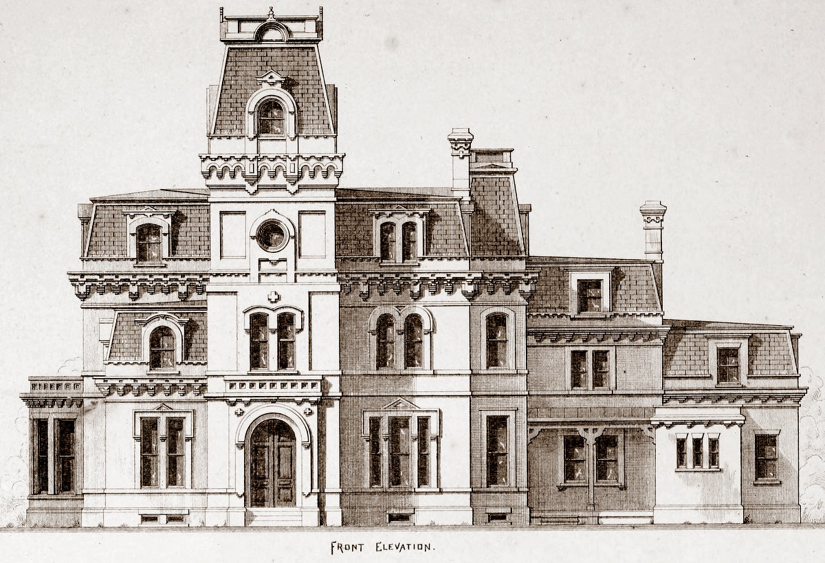 Find out about old-fashioned mansard roof homes & Second Empire-style ...