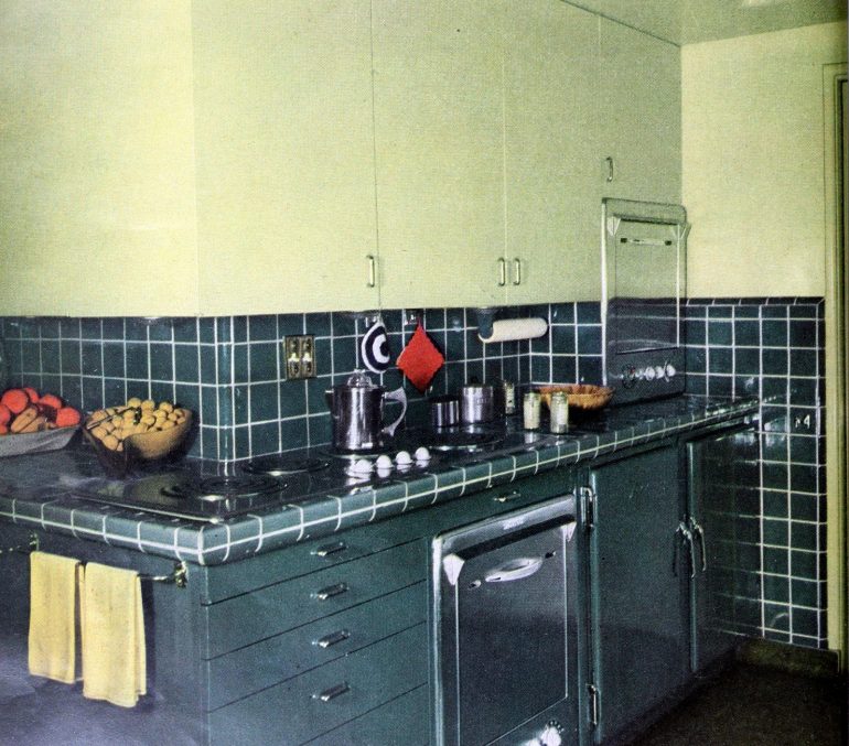 31 vintage 1950s kitchen tile design ideas - Click Americana