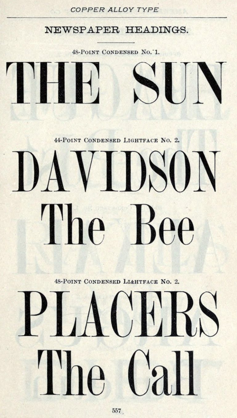 Like old-fashioned fonts: See dozens of vintage typefaces - Click Americana