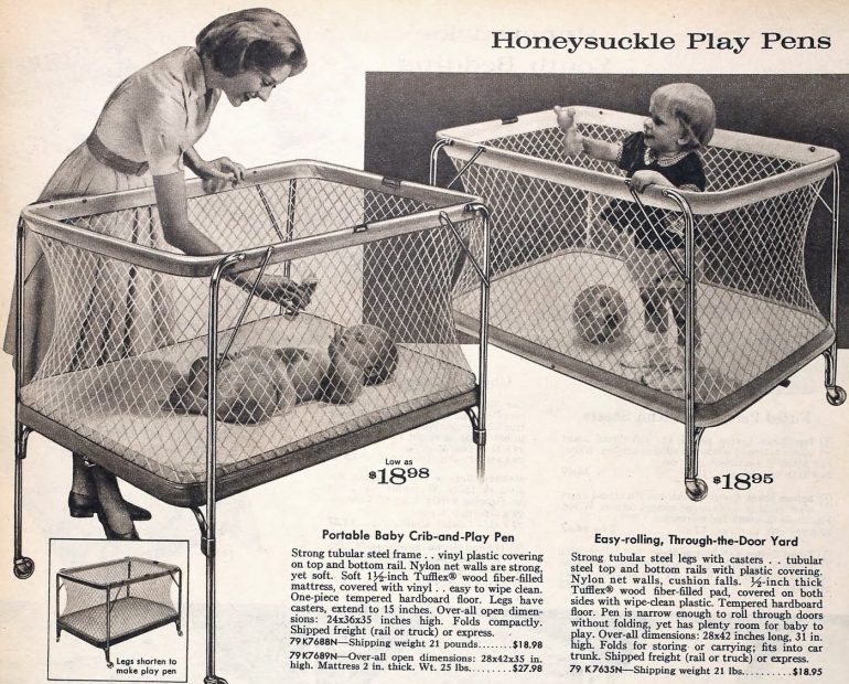 Vintage baby gear from the 1950s: Playpens, strollers & more - Click ...