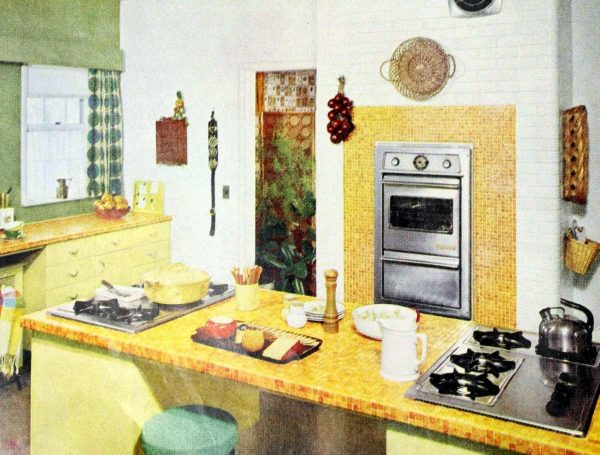 31 retro yellow kitchens from yesteryear: Sunny midcentury home decor ...