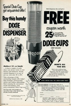 Vintage Dixie cups: See retro designs & dispensers, plus get the ...