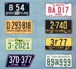Over 200 vintage license plates from every state show off decades of ...
