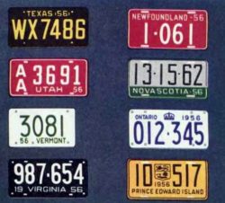 Over 200 vintage license plates from every state show off decades of ...